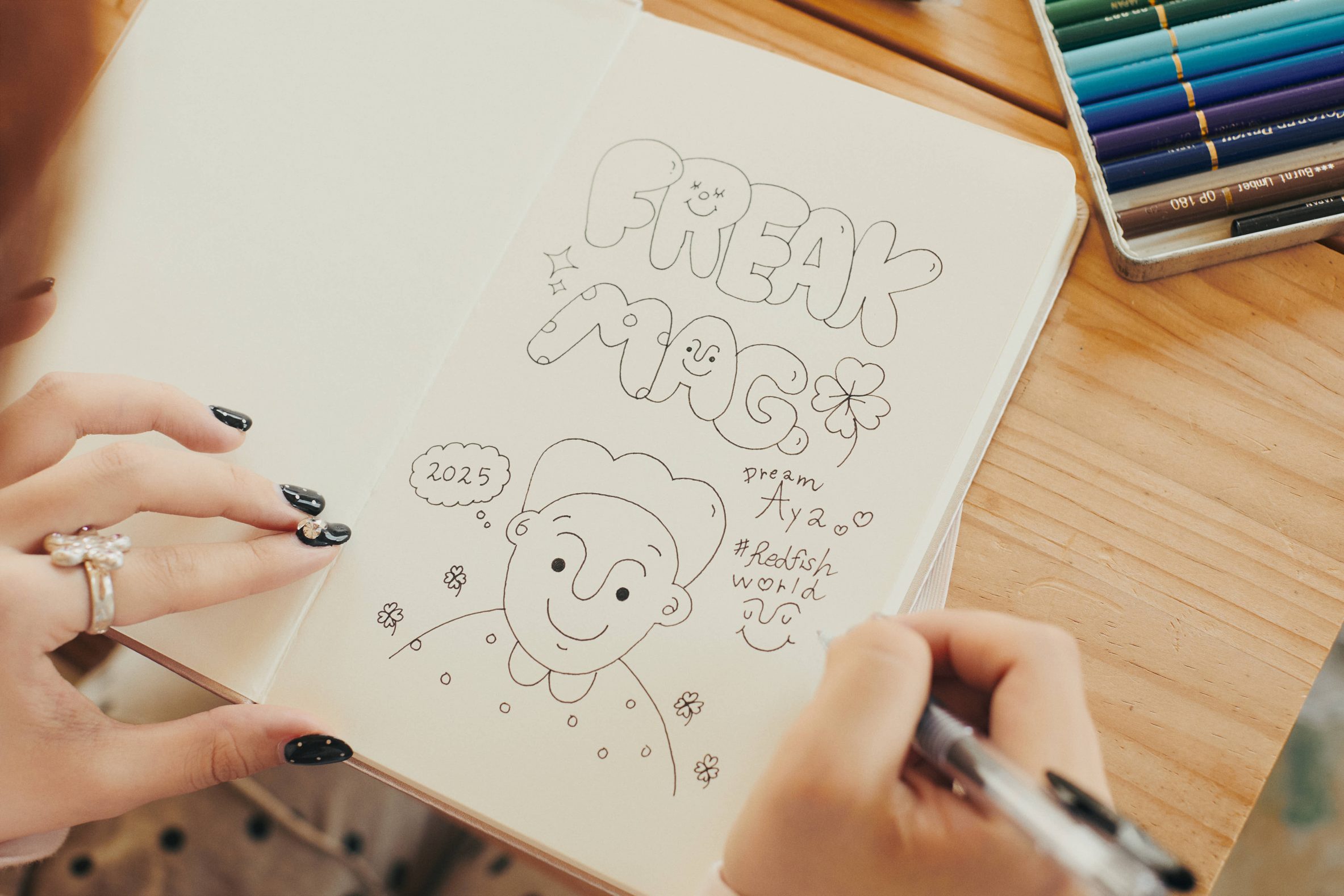 Dream Aya『Laugh every day.』vol.19 REDFISH / イラストレーター | EDITED | FREAK MAG.